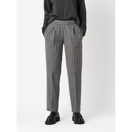 Toni Damen Toni Schlupfhose &raquo;Sue Ankle&laquo; Sommerhose mit B&uuml;gelfalte grau 38, N-Gr