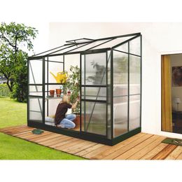 Vitavia Anlehngew&auml;chshaus &raquo;Styx 3300&laquo; gr&uuml;n B/H/T: 255cm x 132cm