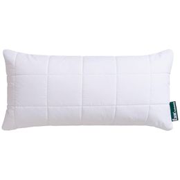 f.a.n. fan Microfaserkissen &raquo;St&uuml;tzendes Kopfkissen Komfort Plus XXL-Warm, in 40x80 oder 80x80 cm&laquo; 1 Stk. tlg. flauschig, kuscheliges Kopfkissen wei&szlig; Bezug: 