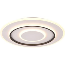REALITY LEUCHTEN LED Deckenleuchte &raquo;JORA, Deckenlampe Schlafzimmer mit Sleep Timer, Nachtlicht, dimmbar,&laquo; LED-Board 1 Stk. warmwei&szlig; - kaltwei&szlig; 