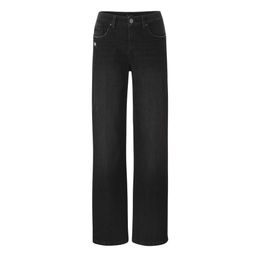 Aniston CASUAL Straight-Jeans in schwarz | Gr.: 48