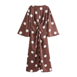 next Kleid Damen Gr&ouml;&szlig;e 40 schoko / wei&szlig; Sommerkleid