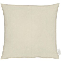 Apelt Dekokissen &raquo;ALASKA&laquo; Uni, Kissenh&uuml;lle mit F&uuml;llung, 1 St&uuml;ck beige Baumwolle, Polyester B/L: 39cm x 39cm, 1 Stk.