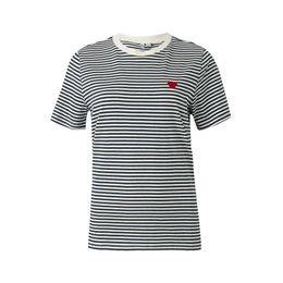 Pieces Shirt 'PCMila' female size XS Navy / Red / White