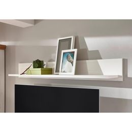 Home Affaire Wandboard &raquo;Cremona, modernes Wandregal, Wandhalter mit Ablagefach, 146 cm breit&laquo; vielseitig einsetzbares H&auml;ngeregal, in Pinie Wei&szlig; mit 