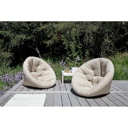 Karup Design Gartensessel &raquo;Nido out , Loungesessel, Hocker, Chillsessel, Relaxsessel&laquo; B/H/T ca: 95x70x100cm - in mehreren Farben, Outdoor geeignet, Schmutz- und 