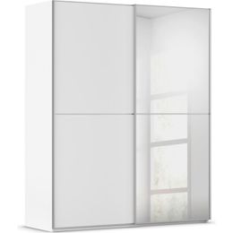 Rauch Schwebet&uuml;renschrank &raquo;Kleiderschrank Schrank Garderobe Schlafzimmerschrank SCALE-DUO&laquo; edle zweigeteilte T&uuml;ren, Spiegel und 3 Zierleisten MADE IN 