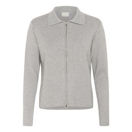 Kaffe Strickjacke 'KAVisja' Damen Gr&ouml;&szlig;e XXL graumeliert