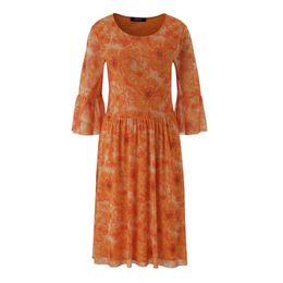 Aniston SELECTED Meshkleid in orange-beige-sonnengelb-braun | Gr.: 48