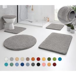 Kleine Wolke Badematte &raquo;RELAX, Badvorleger, Badezimmer Teppich&laquo; H&ouml;he 30 mm rutschhemmend beschichtet fu&szlig;bodenheizungsgeeignet Badteppich, meliert, rechteckig, rund