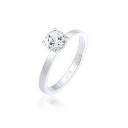 Elli Ring 925 Sterling Silber Verlobungsring in Silber | Gr.: 54