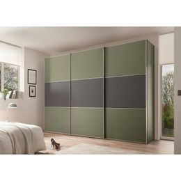 STAUD Schwebet&uuml;renschrank &raquo;Includo, Made in Germany&laquo; Mit vier verschiedenen Ausstattungsvarianten Holzwerkstoff salbei, B/H/T: 280cm x 222cm x 68cm, 