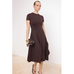 Trendyol Kleid Damen Gr&ouml;&szlig;e 42 braun Sommerkleid
