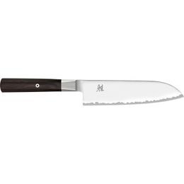 MIYABI Santokumesser &raquo;MIYABI 4000FC&laquo; Klingenl&auml;nge 18 cm, Griff aus Pakkaholz braun Spezialklingenstahl, Stahl Klingenl&auml;nge 18cm