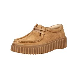 Clarks Damen Schn&uuml;rschuh "Clarks Halbschuhe Nubukleder", Gr. 37, braun, Nubukleder, Schuhe