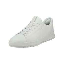 Geox Herren Sneaker "Geox Sneaker Leder", Gr. 43, wei&szlig;, Leder, Schuhe