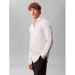 Calvin Klein Herren Businesshemd "SLIM ESSENTIALS POPLIN STR SLD"cinder braun, Gr. 38, Web, Obermaterial: 97% Baumwolle, 3% Elasthan, Hemden,