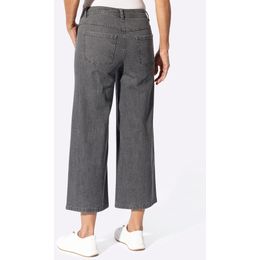 Casual Looks Damen 7/8-Jeansgrau denim, Gr. 46, unifarben, 99% Baumwolle, 1% Elasthan, Jeans