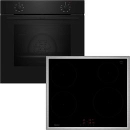 Neff Backofen-Set N 30/N 50 &raquo;B1DCA0AK0&laquo; mit Teleskopauszug nachr&uuml;stbar CircoTherm auf 3 Ebenen & Touch Control mit schneller Powerstufe schwarz 