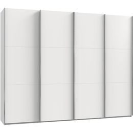 wimex Schwebet&uuml;renschrank &raquo;Level by fresh to go&laquo; mit Synchron&ouml;ffnung wei&szlig; B/H/T: 300cm x 236cm x 65cm, T&uuml;ren: 4 Stk.