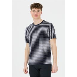 WHISTLER Herren T-Shirt "Manny", blau, Gr. M, gestreift, 100% Baumwolle, Shirts, Im praktischen 3er-Set