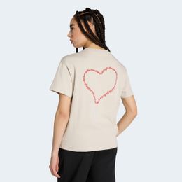 Damen T-Shirt "MINI L T"wonder aluminium, Gr. S, adidas Sportswear, Obermaterial: 100% Baumwolle, Shirts, sportliches T-Shirt, ohne Verschluss,