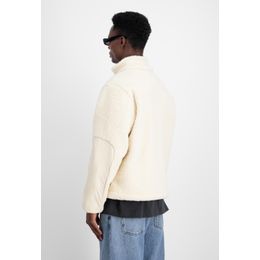 Herren Funktionsjacke "Sherpa Zip-Jacket", beige, Gr. S, Alpha Industries, Obermaterial 1: 100% Polyester, Obermaterial 2: 100% Nylon, Jacken
