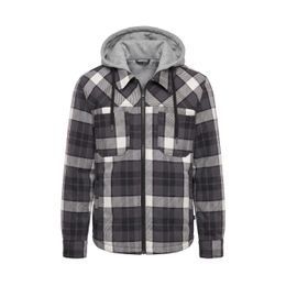 Brandit Herren Winterjacke "Brandit Brandit Top Heavy Twill Jacket", schwarz-wei&szlig;, Gr. XL, kariert, 100% Baumwolle, Jacken