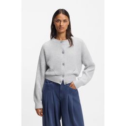 BOSS Orange Damen BOSS Orange Cardigan &raquo;Fernard Premium Damenmode&laquo; im Wollmix, Rundhals XL (42)