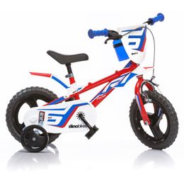 DINO BIKES Kinderfahrrad &raquo;12" 812L Jungenfahrrad stabiler Stahl-Rahmen, St&uuml;tzr&auml;der, kindgerecht&laquo; 1 Gang mit St&uuml;tzr&auml;dern, Frontschild und coolen Schutzblechen rot