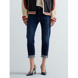 Replay Damen Slim-fit-Jeans "MARTY", blau, Gr. 29, Denim/Jeans, Obermaterial: 98% Baumwolle, 2% Elasthan, Jeans, mit leichter Waschung