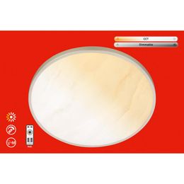 Briloner Leuchten LED Deckenleuchte &raquo;COMPETO&laquo; LED-Modul 1 Stk. 38x7 cm, Wohnzimmer, Schlafzimmer, Flur, K&uuml;che 1, &Oslash; 15,5cm H: 53cm, 1 Stk.