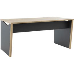 Schreibtisch &raquo;ITALIC&laquo; Ein eleganter und funktionaler Schreibtisch B/H/T: 160cm x 75cm x 80cm, Eiche Bocage / Anthrazit