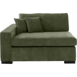 Home Affaire Sofaelement &raquo;Skara XXL&laquo; Modul XXL - zum eigenen Zusammenstellen, Armlehne links/rechts w&auml;hlbar gr&uuml;n 100% Polyester Samtvelours, Armlehne 