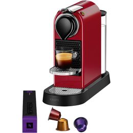 Nespresso Kapselmaschine &raquo;XN7415 New CitiZ von Krups&laquo; Wassertank: 1 L, inkl. Willkommenspaket mit 7 Kapseln rot Einheitsgr&ouml;&szlig;e Kapselmaschine
