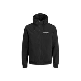 Jack & Jones Jack and Jones JJERUSH HOOD BOMBER in Schwarz | Gr.: XXL