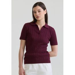 Felix Hardy Polo Shirt Kurzarm in Bordeaux | Gr.: M