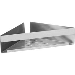 Wenko Badregal &raquo;Turbo-Loc Genova&laquo; Wandregal aus hochwertigem Edelstahl, Befestigen ohne Bohren silber Edelstahl B/H/T: 36cm x 8cm x 17cm