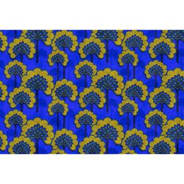 Livingwalls living walls Fototapete &raquo;Walls by Patel Dakar&laquo; glatt Vlies, Wand blau Vlies B/L: 4m x 2,7m