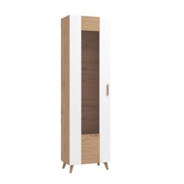Home Affaire Vitrine &raquo;Bretagna Vitrinenschrank, Standvitrine, Showcase&laquo; in trendigen Farben, Glast&uuml;r, in verschiedenen Varianten erh&auml;ltlich braun Glas