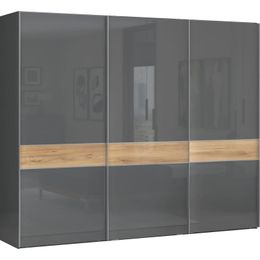 OTTO home Kleiderschrank &raquo;Onyx, Schwebet&uuml;renschrank inklusive Innenleben, FSC-zertifiziert&laquo; in 3 Breiten: 182, 230 oder 272cm, H&ouml;he 224cm, UV lackiert