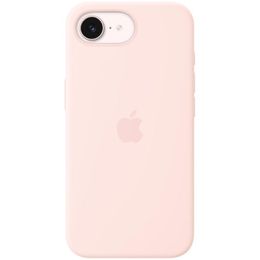 Smartphone-H&uuml;lle &raquo;iPhone 17e Silikon Case mit MagSafe&laquo; Smartphones 15,5 cm (6,1 Zoll) rosa Mikrofaser, Silikon Wie jedes von Apple entwickelte Case 