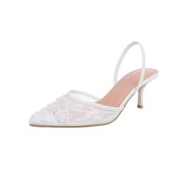 Ital-Design High Heel in Wei&szlig; | Gr.: 37
