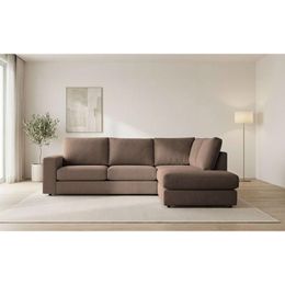 OTTO home Ecksofa &raquo;Nivette, weiches Chenille&laquo; Breite 292 cm, L-Form, bodentief, mit Wellenunterfederung 100% polyester B/H/T: 292cm x 93cm x 220cm, 