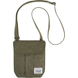 Levi's Levi's Damen Umh&auml;ngetasche &raquo;DUBOCE CROSSBODY POUCH&laquo; mit Logo Stickerei gr&uuml;n Einheitsgr&ouml;&szlig;e