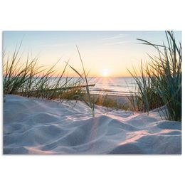 Artland Wandbild &raquo;Ostseestrand&laquo; Strand 1 Stk. tlg. als Alubild, Leinwandbild, Poster in verschied. Gr&ouml;&szlig;en beige B/H/T: 130cm x 90cm, Alu-Dibond-Druck Strand 