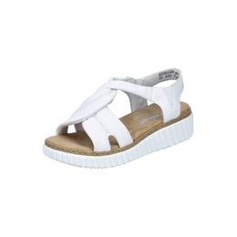 Rieker Komfort Sandalen in Wei&szlig; | Gr.: 43