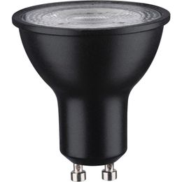 Paulmann LED-Leuchtmittel &raquo;750lm 4000K 36&deg; schwarz matt dim 8W 230V RAL9004&laquo; GU10 1 Stk. Neutralwei&szlig; Dimmbar Einheitsgr&ouml;&szlig;e