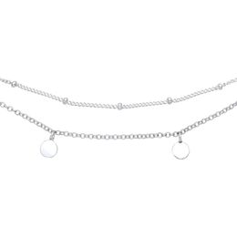 Elli Damen Choker &raquo;Schmuck Geschenk Silber 925 Kette mit K&uuml;gelchen&laquo; silber 36, Silber 925 (Sterlingsilber), L: 36 38 B: 1,1mm