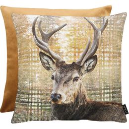 Apelt Dekokissen &raquo;5886&laquo; braun Obermaterial: 70% Polyester, 30% Baumwolle B/L: 46cm x 46cm, 1 Stk.